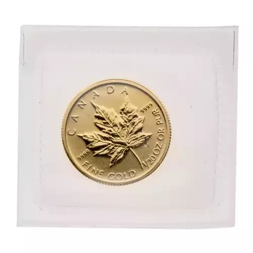 2024 1/20 oz Canadian Gold Maple Leaf | Royal Canadian Mint - Canadian PMX