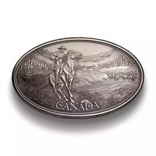 Canadian Heritage Medal Series: Legacy of the Mountie, 5 oz - Antiqued ...
