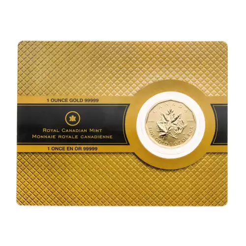 .99999 Gold Maple Leaf Coin | 1 oz Gold Canadian Coin - Canadian PMX